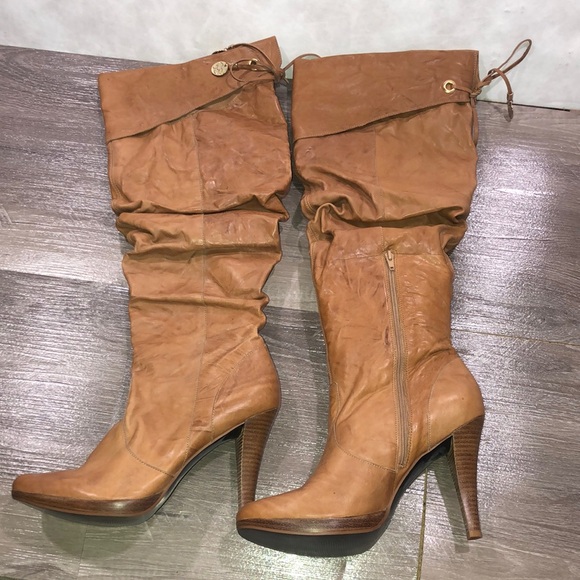 Jessica Simpson | Shoes | Jessica Simpson Joshua Tan Heeled Boots With ...
